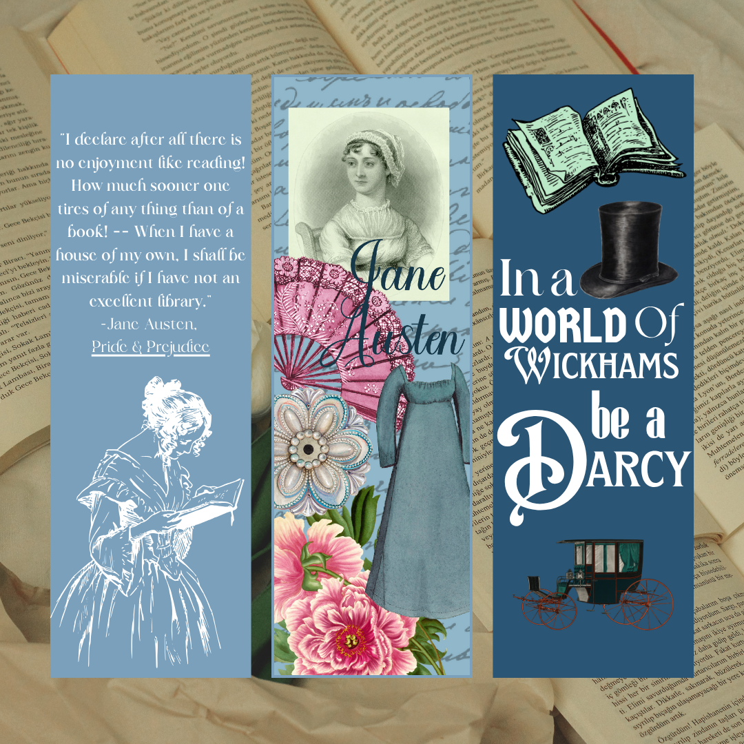 Pride and Prejudice Bookmark Collection – Ivy and Milly’s Bookish Boutique